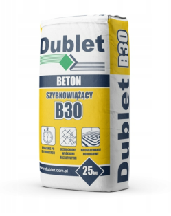 DUBLET BETON B30 SZYBKOWIĄŻĄCY 25kg - Atexbud
